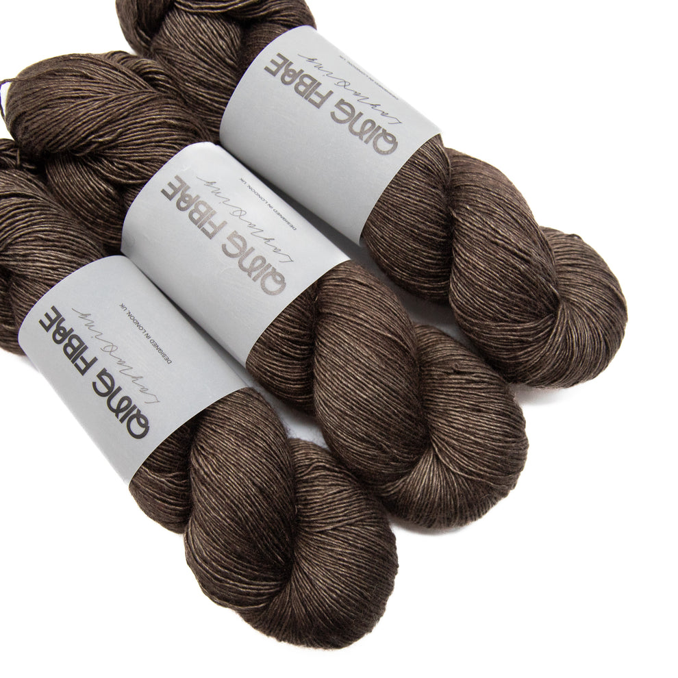 Yak Single - Soot - Qing Fibre - Hand-Dyed Yarns