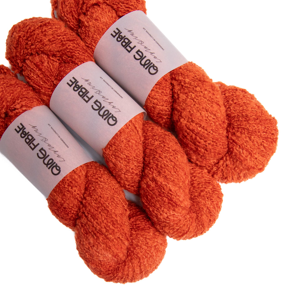 Teddy Bouclé Yarn - Qing Fibre - Indie Hand-Dyed Yarn